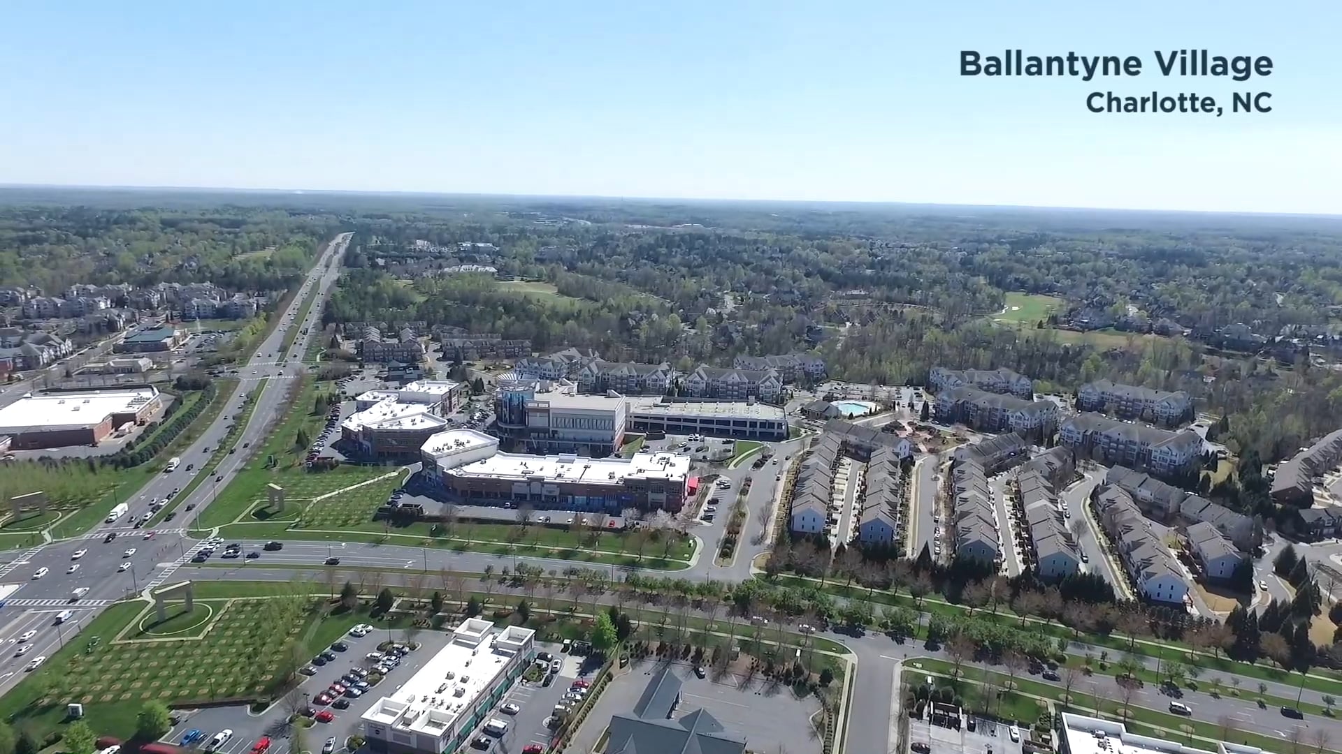 Ballantyne Village - Charlotte, NC - Aerial Video on Vimeo