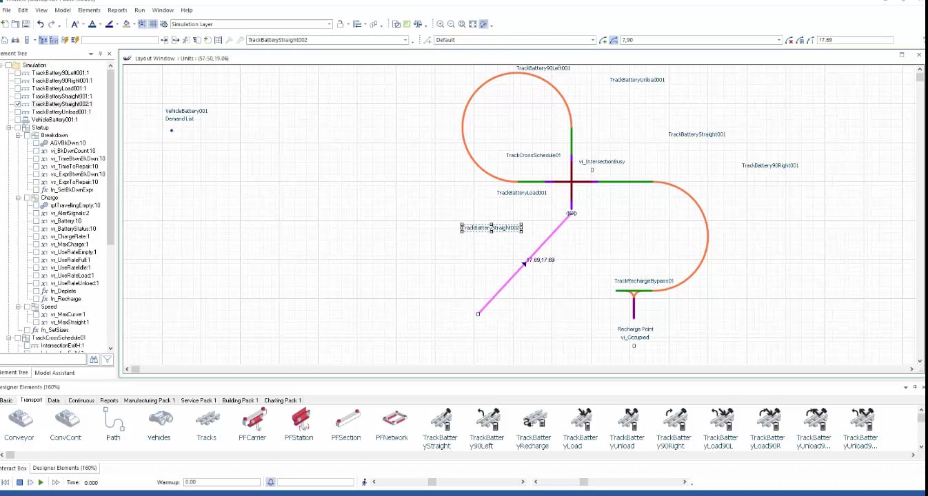 WITNESS Horizon 22.0 - AGV Start Up Model Overview on Vimeo