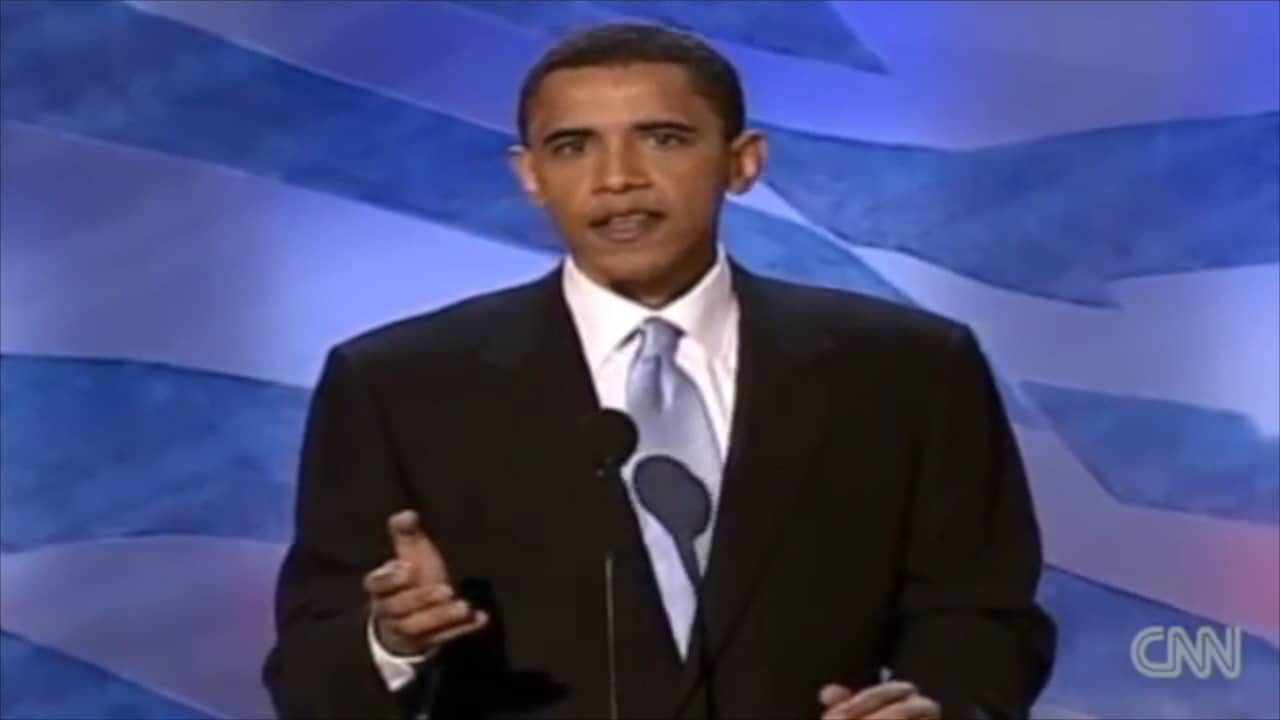 Obama's 2004 DNC keynote speech on Vimeo