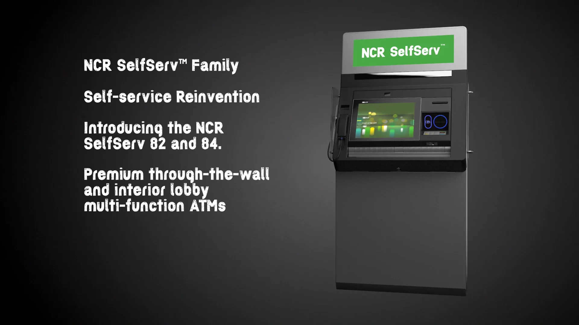 NCR SelfServ 82 and 84