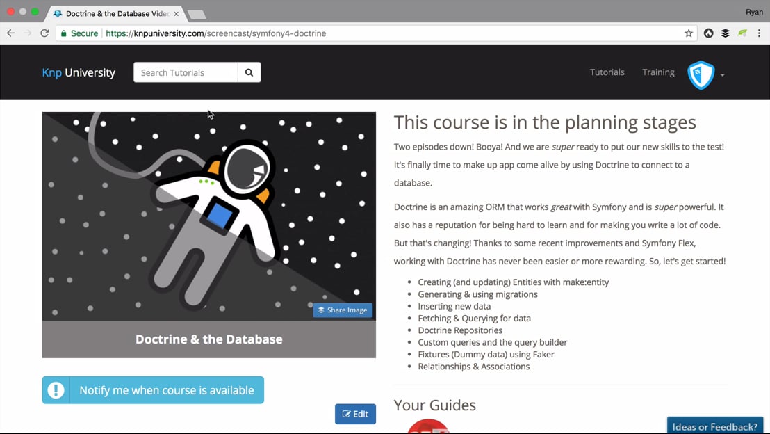 Installing Doctrine Doctrine And The Database In Symfony 4 Symfonycasts
