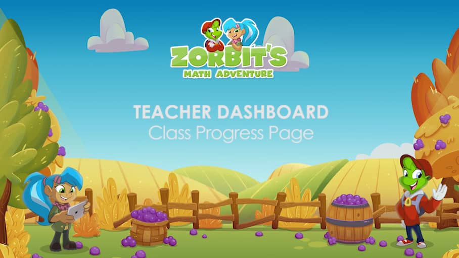 Class Progress Tutorial - Zorbit's Math Adventure on Vimeo