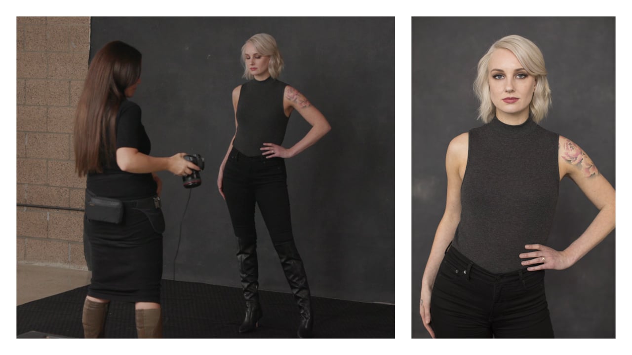 Katie Freestyle Pose - Posing - The Portrait System