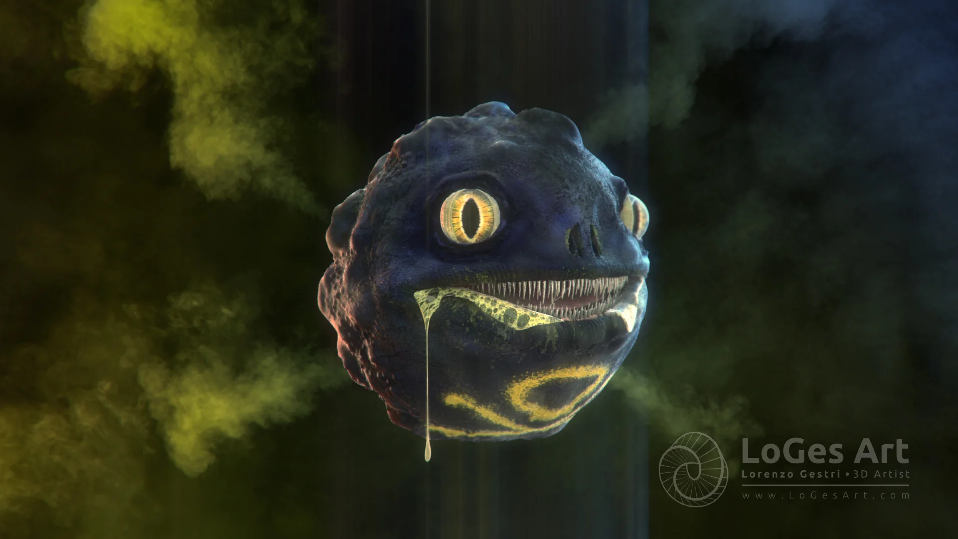 Koffing - 3D Realistic Pokèmon #109 on Vimeo