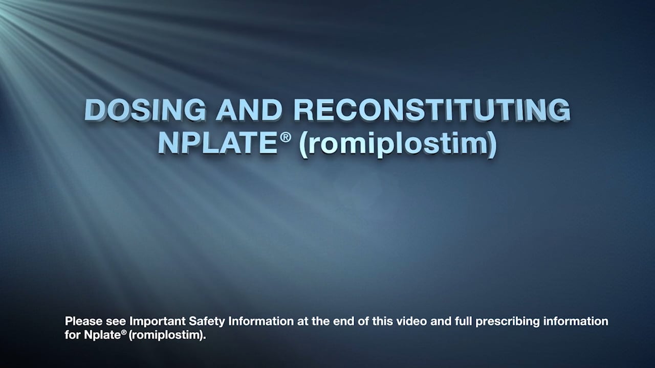 Nplate Dosing on Vimeo