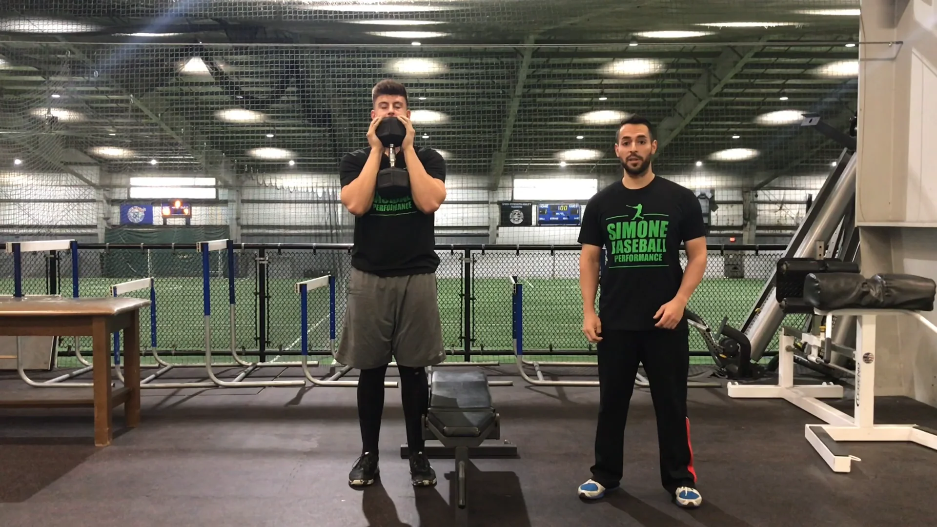 Dumbbell Goblet Lateral Step-Up