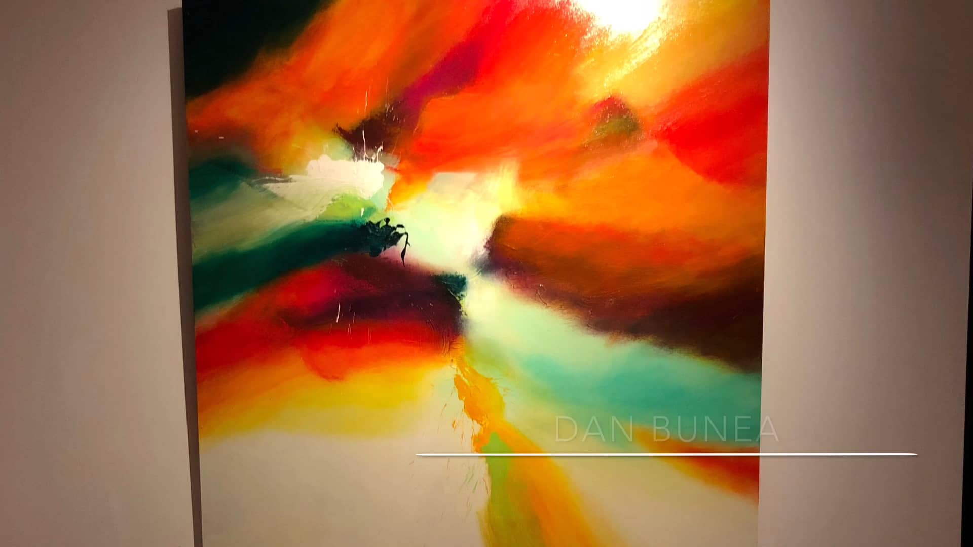 Very large 48x48in or 120x120cm, "SAMBA #6" acrylics /mixed media ...