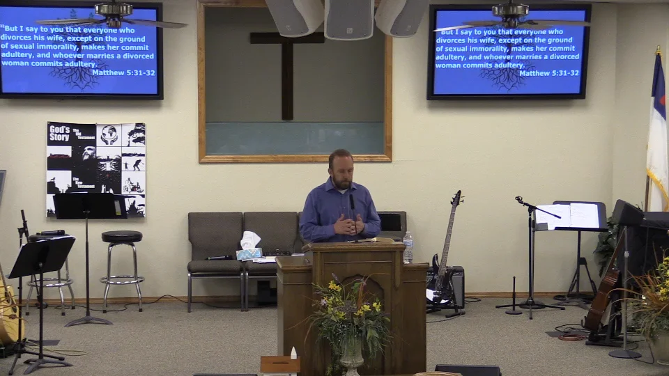 April 22, 2018-Matthew 5:31-32 Pastor Jason Dirks on Vimeo