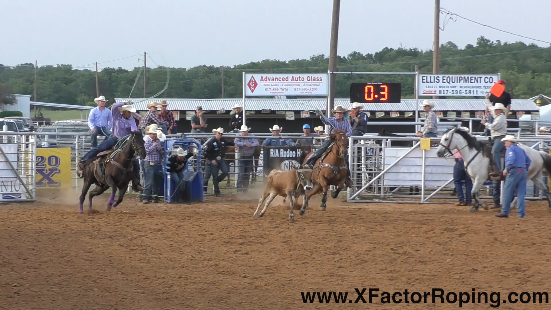 Kaleb Driggers and Junior Nogueira Rodeo Run | X Factor Roping