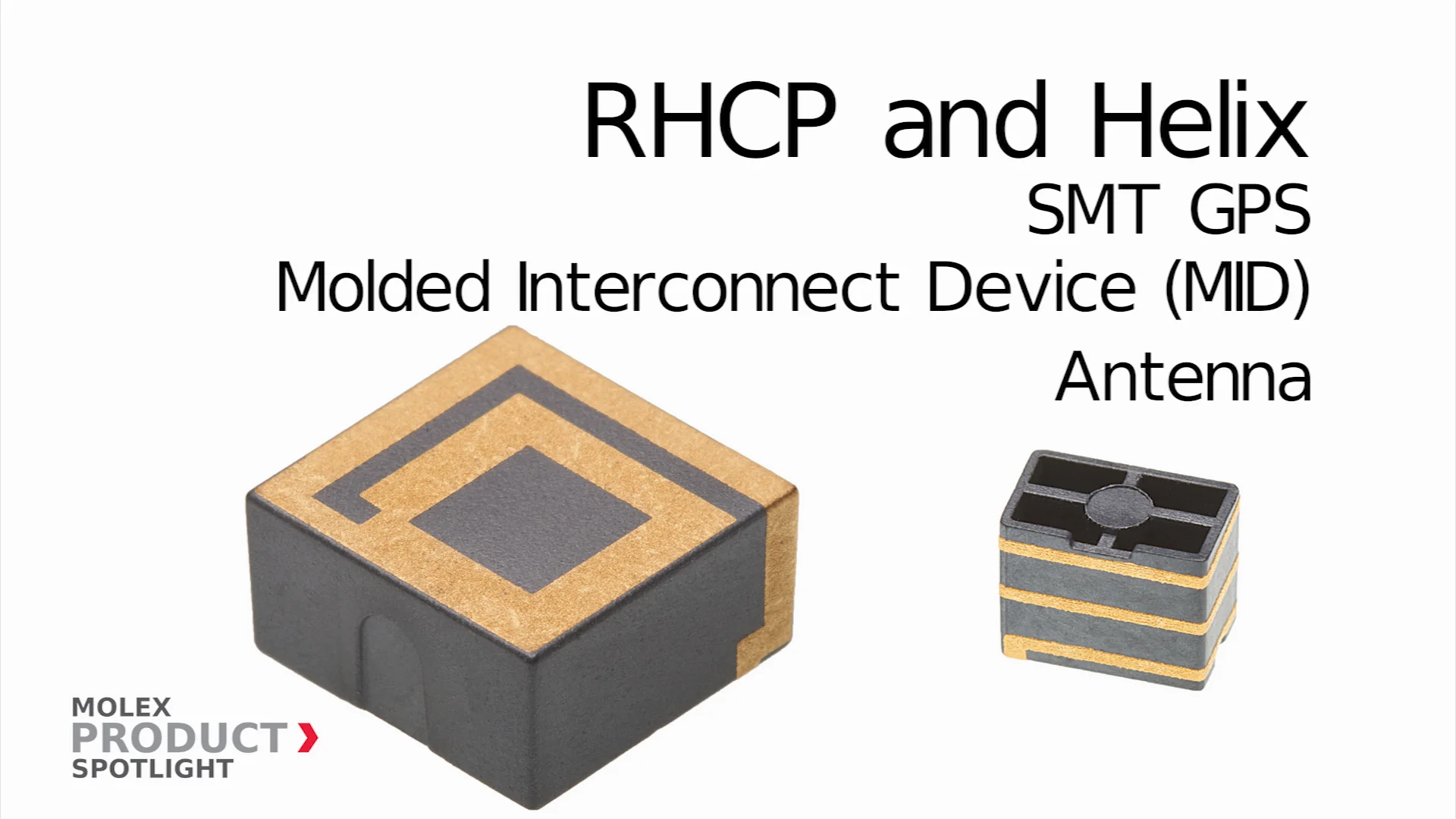Molex Product Spotlight - RHCP and Helix SMT GPS Molded Interconnect ...