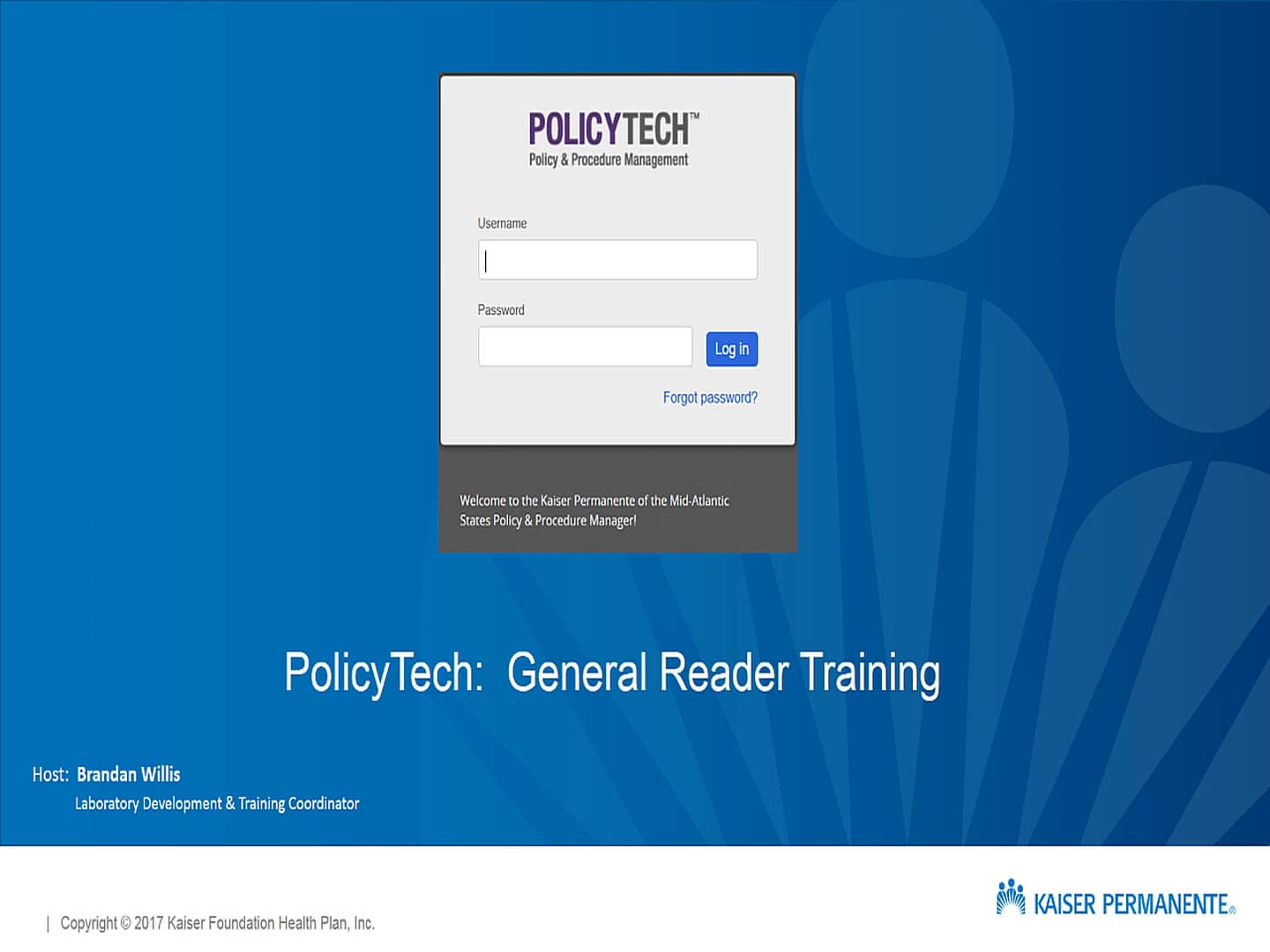 PolicyTech General Reader Training Video for lab staff on Vimeo