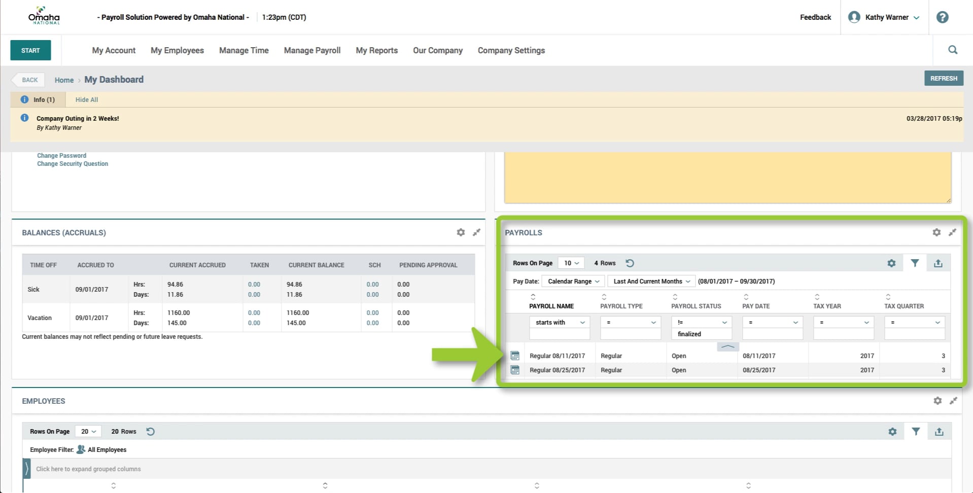How to Batch Enter Employee Hours - Standard on Vimeo