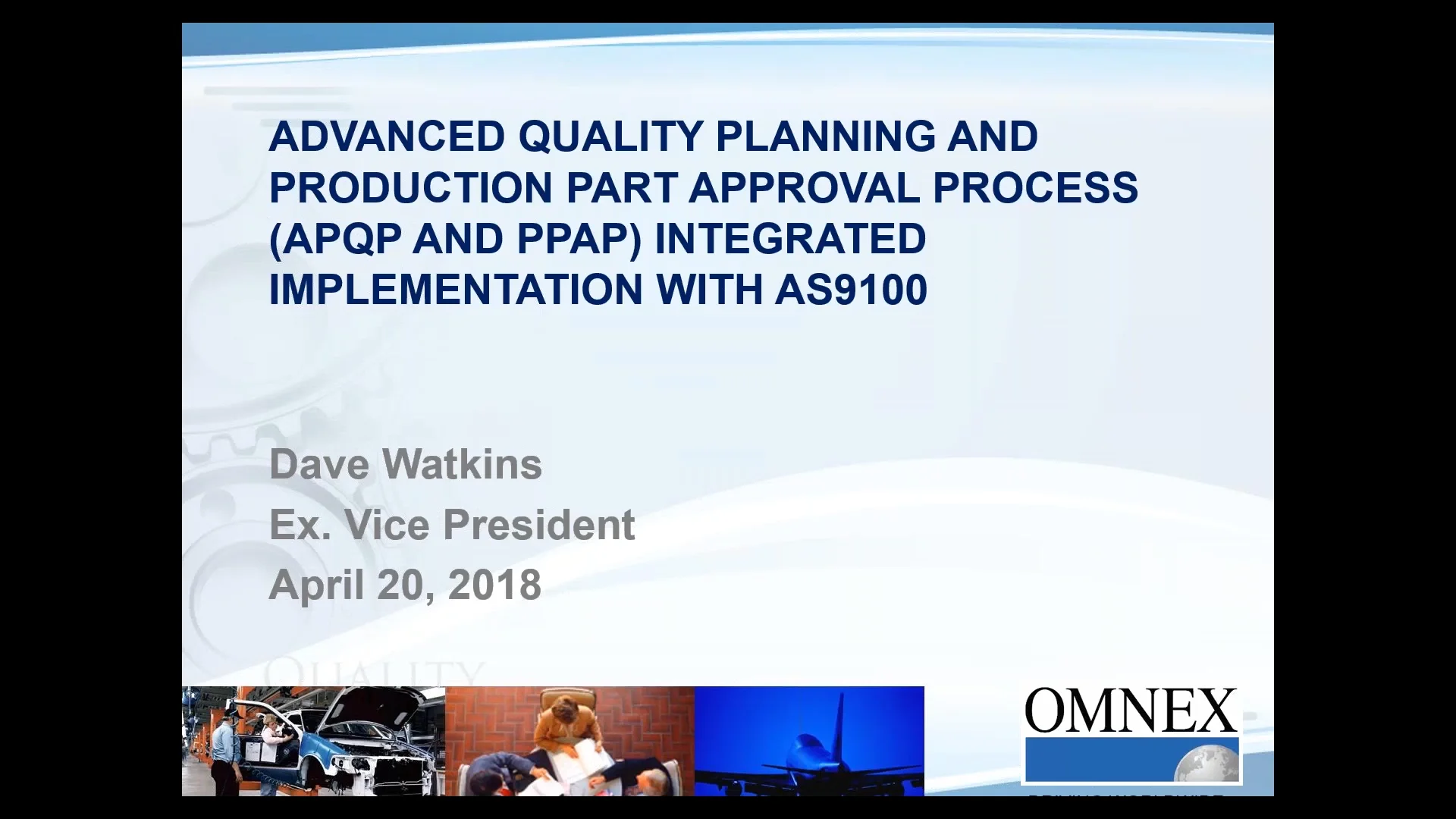 Advanced Quality Planning Production Part Approval Process Apqp