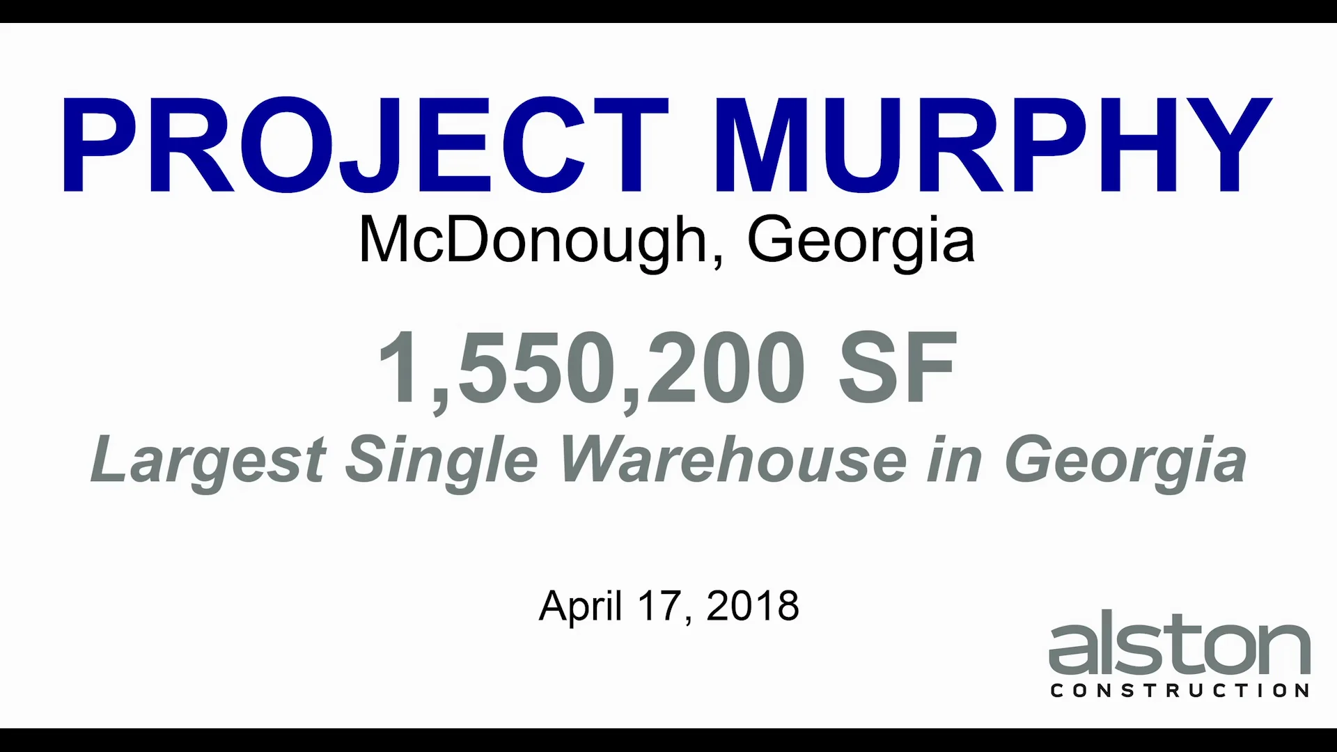 Project Murphy Drone Video