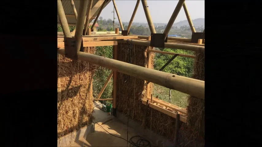 Paral Ko Ghar-Strawbale House Nepal