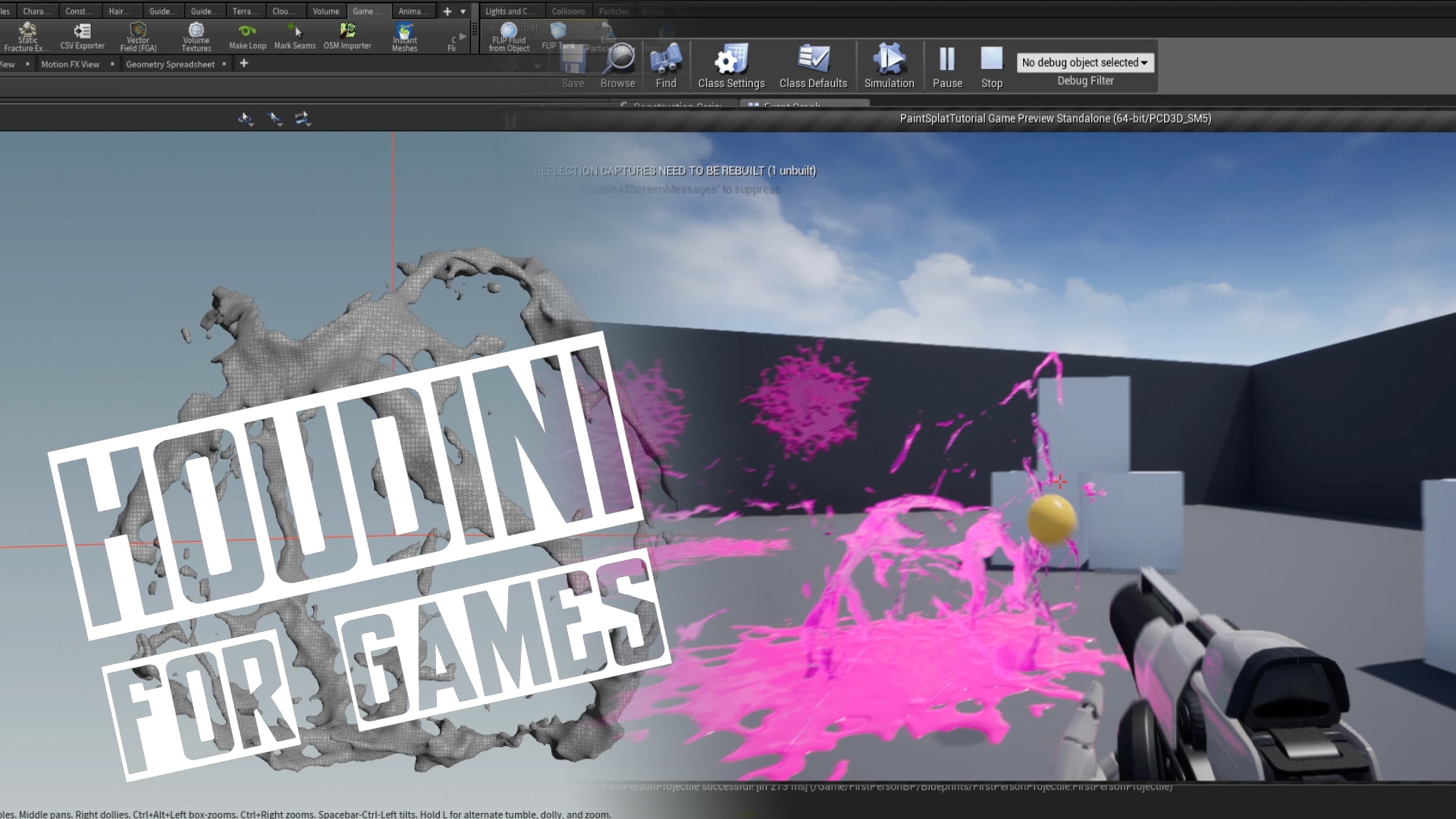 VAT Paintsplat! | Andreas Glad | Houdini for Games