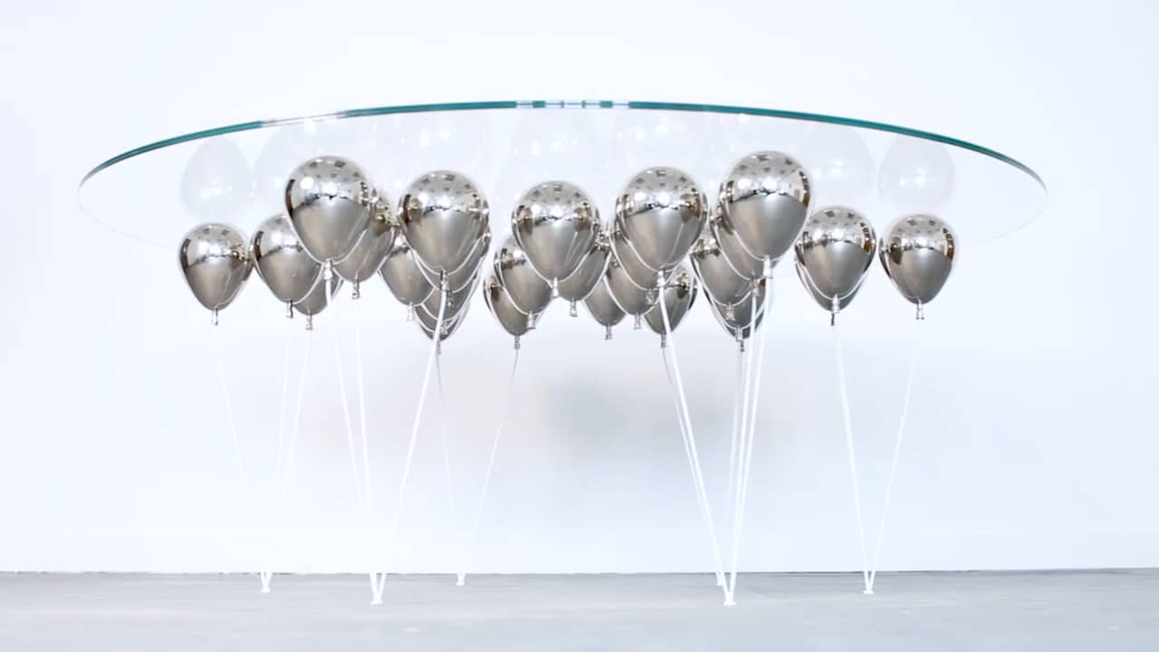 Up Balloon Dining Table on Vimeo