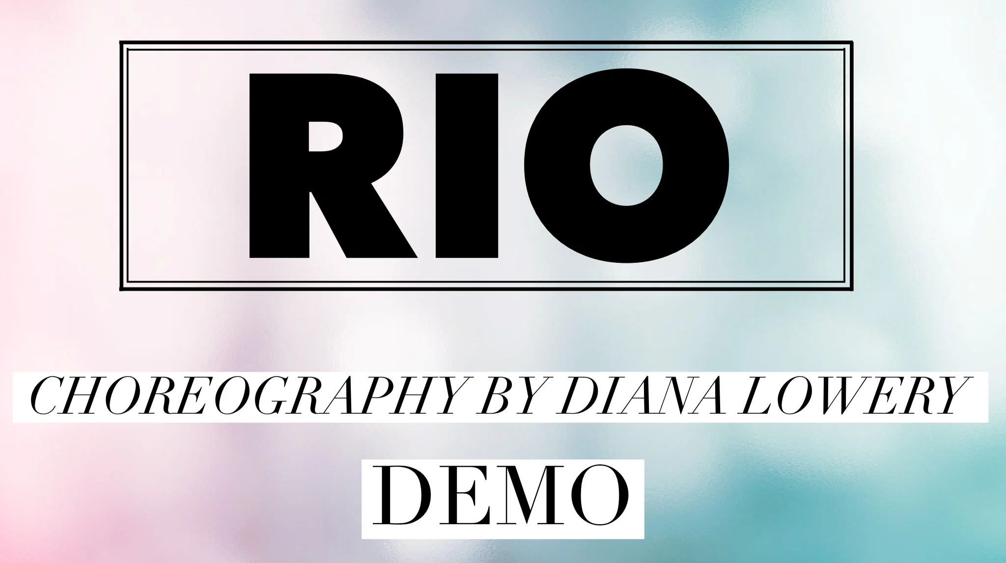 Watch RIO Line Dance demo, choreography by Diana Lowery Online | Vimeo ...