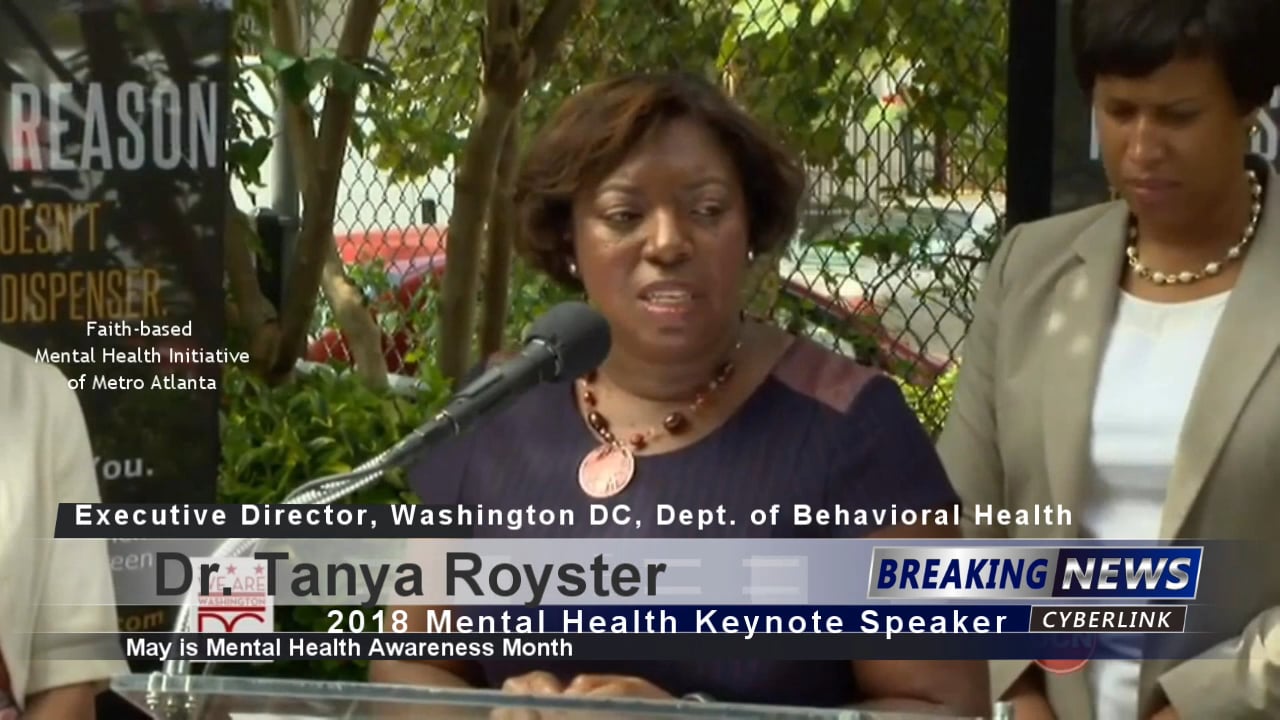 Dr. Tanya Royster, Executive Director DC Dept. of Behavioral Health on ...