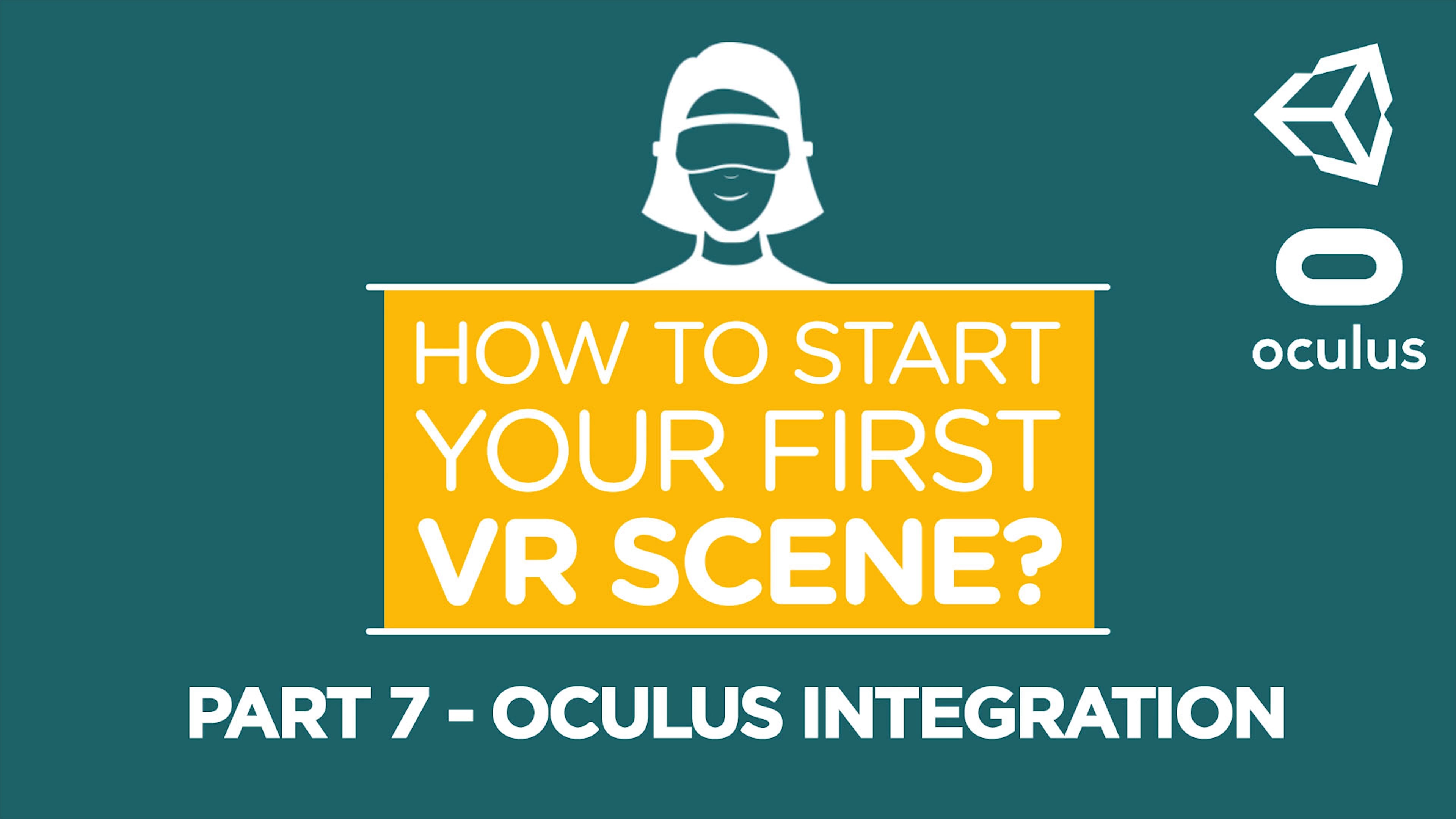 (Part 7) Unity Oculus Integration - How to start your first VR ...