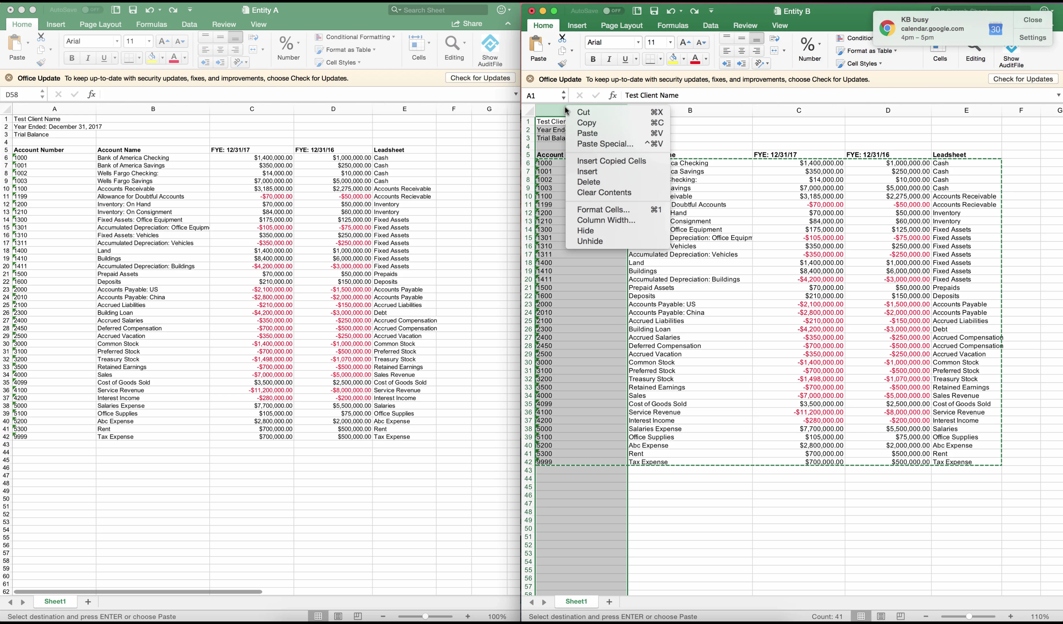 How to import multiple trial balances into AuditFile