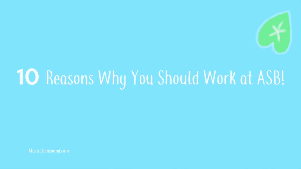 10 Reasons to Work at ASB on Vimeo
