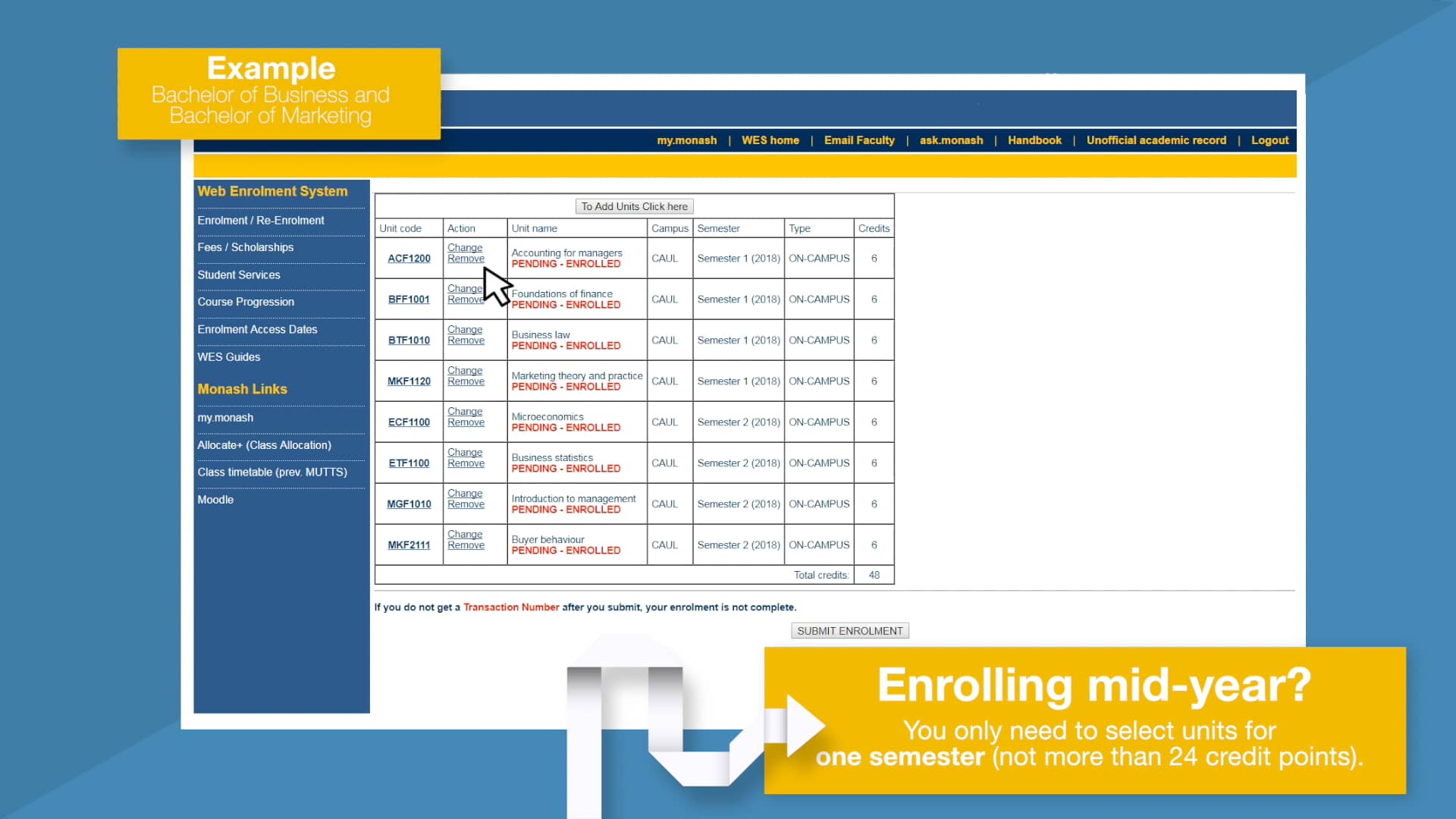 Step 3 // Register and enrol in units (Updated) on Vimeo