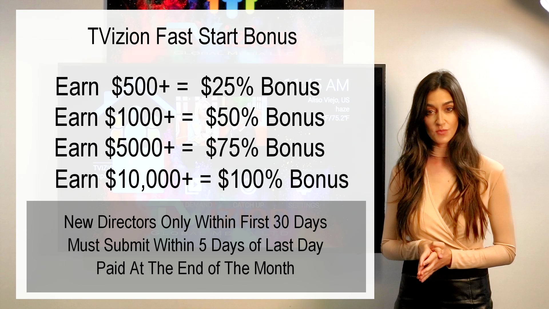 Fast Start Bonus Program on Vimeo