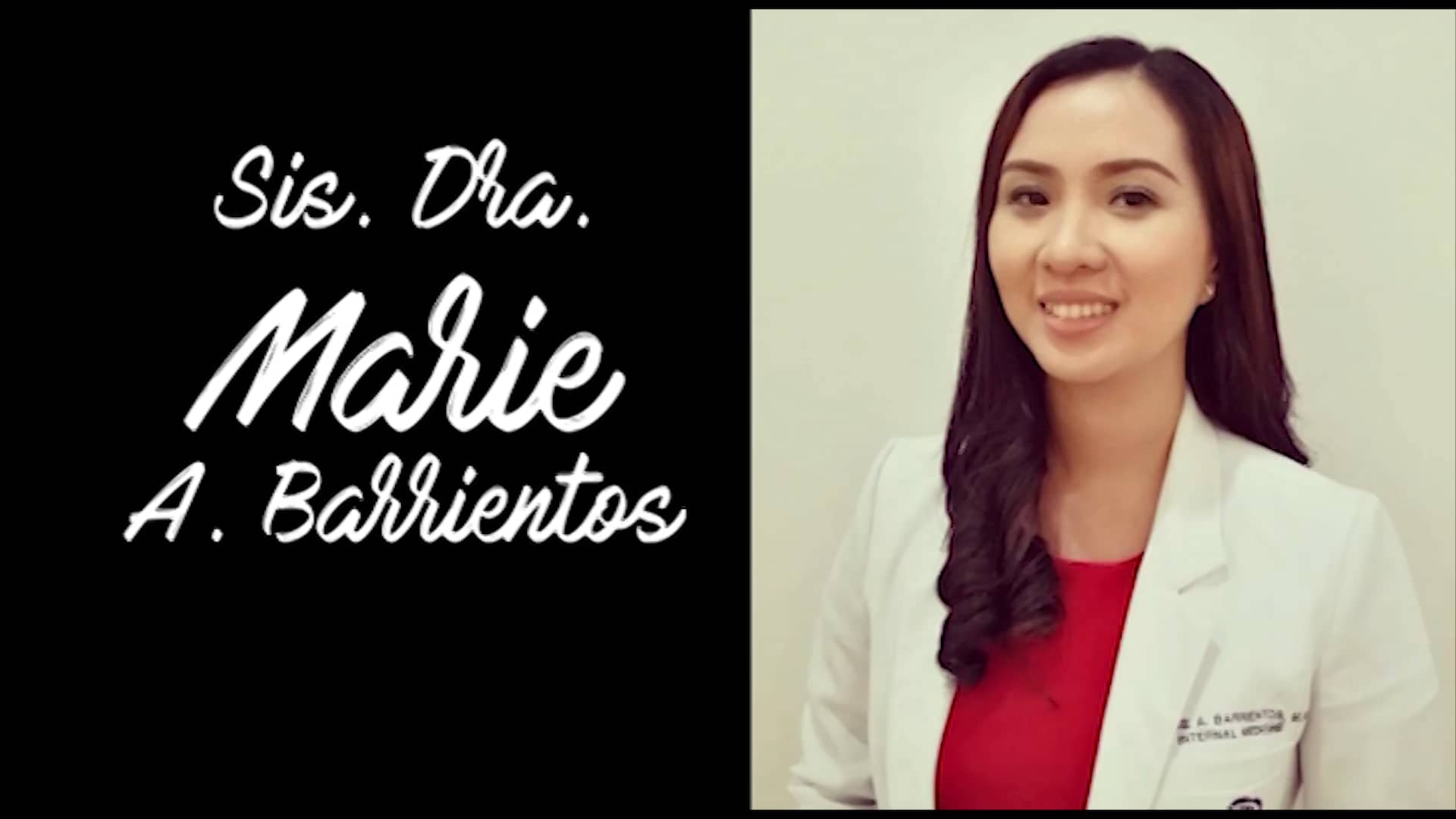 Marie A. Barrientos_Life Testimony on Vimeo