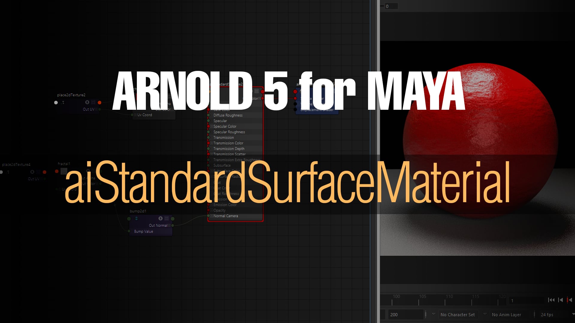 Arnold Standard Surface Shader Overview on Vimeo