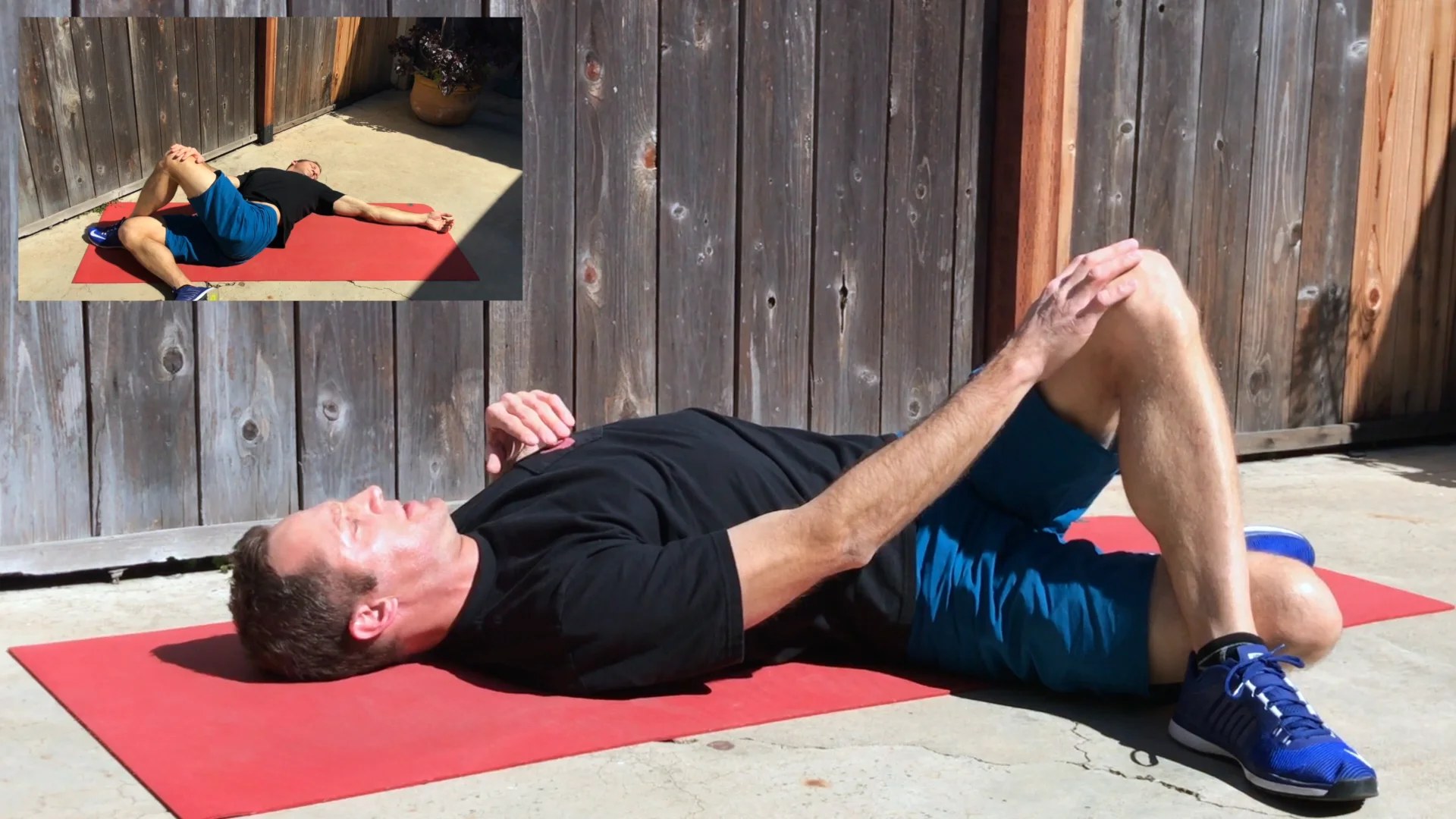 Seated Figure Four Stretch with a Twist on Vimeo