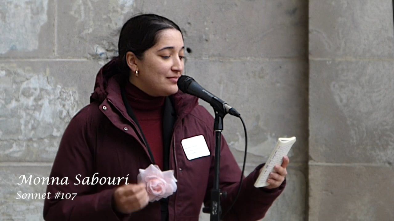 Monna Sabouri, Sonnet #107, 2018 Shakespeare's Birthday Sonnet Slam on ...