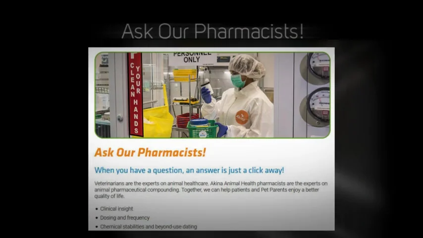 Compounding Vet Pharmacy - Akina Animal Health on Vimeo