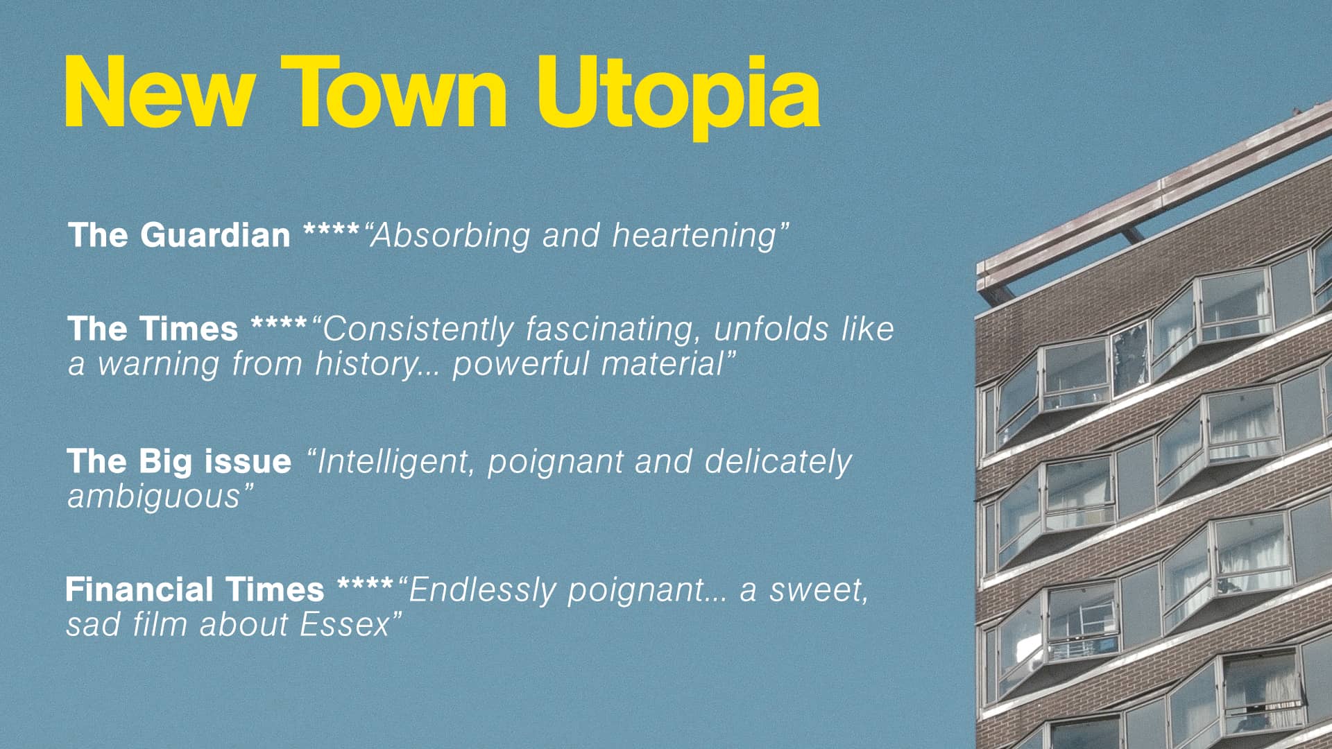 New Town Utopia (Official trailer) on Vimeo
