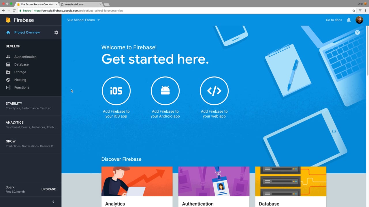 Set up the Firebase Realtime Database - A Vue.js Lesson From our... Set up the Firebase Realtime Database - A Vue.js Lesson From our...