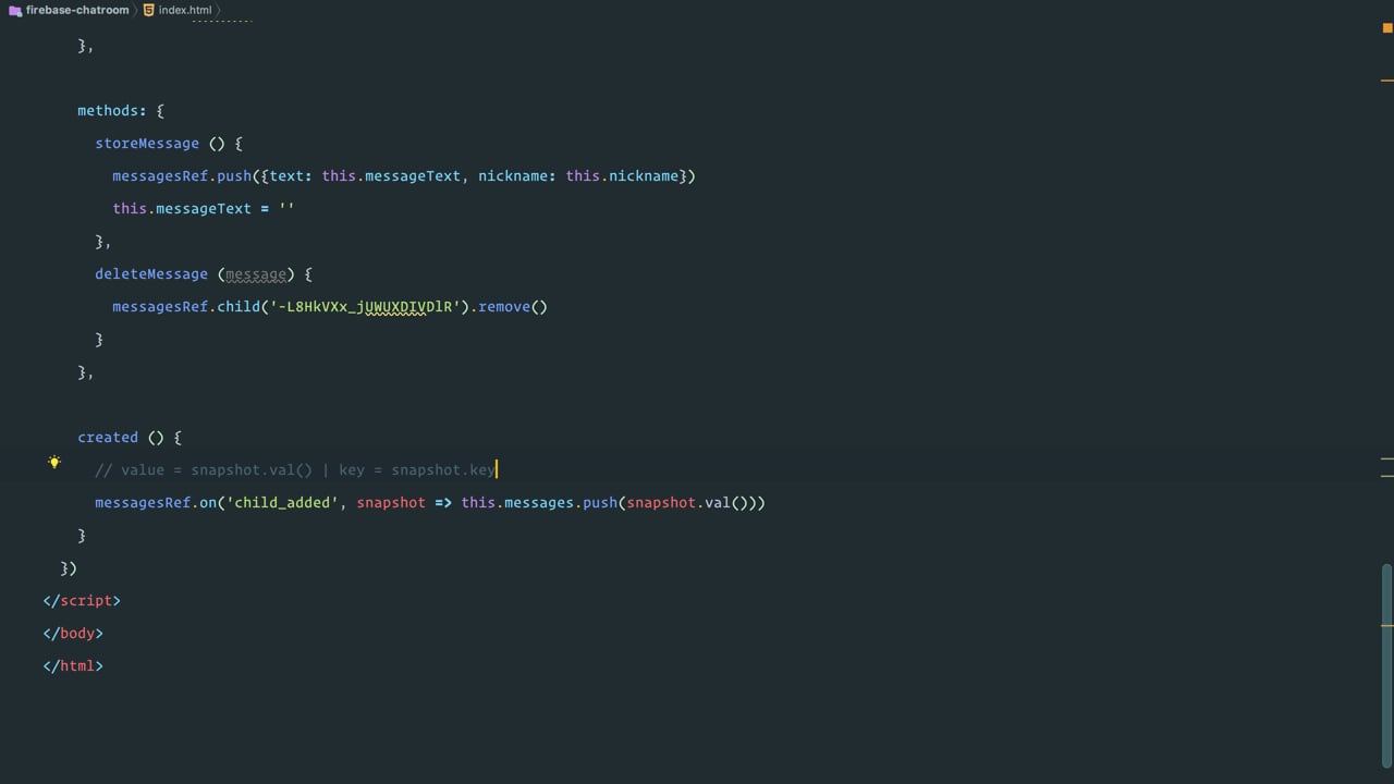 Delete Data from Firebase with Vue.js - A Vue.js Lesson From our... Delete Data from Firebase with Vue.js - A Vue.js Lesson From our...