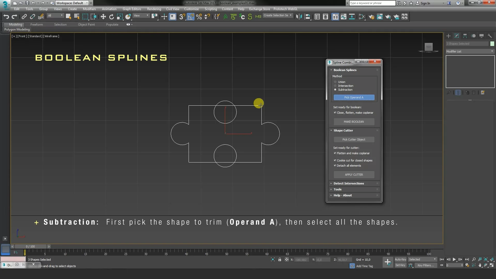 Spline Combiner 3dsMax plugin: The Basics on Vimeo