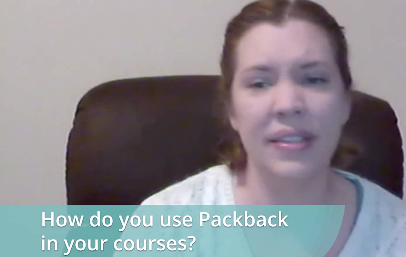 Dr. Kathleen West - Using Packback in Online Classes on Vimeo