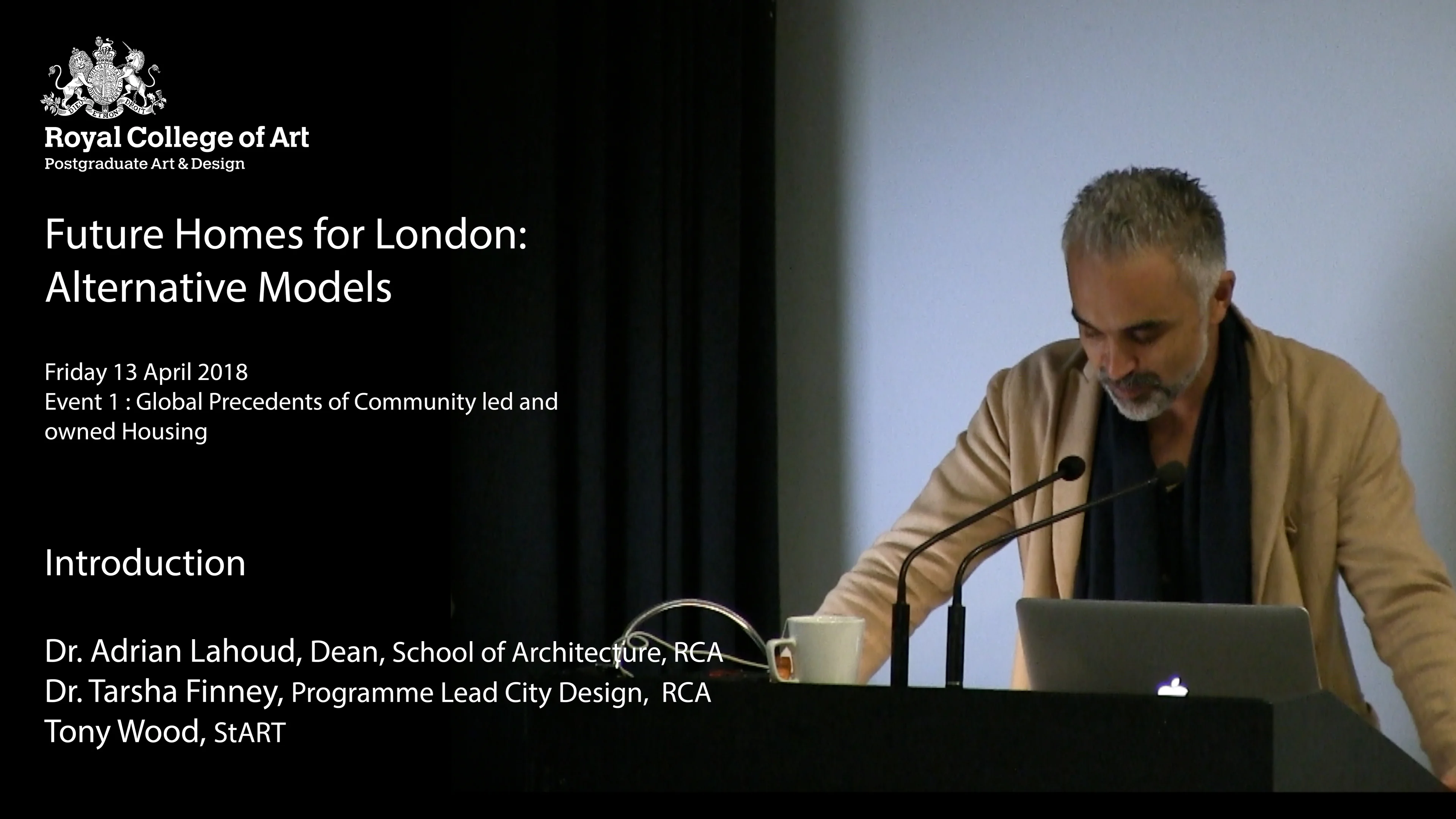 Introduction / Dr. Adrian Lahoud Dean of School of Architecture, RCA on ...