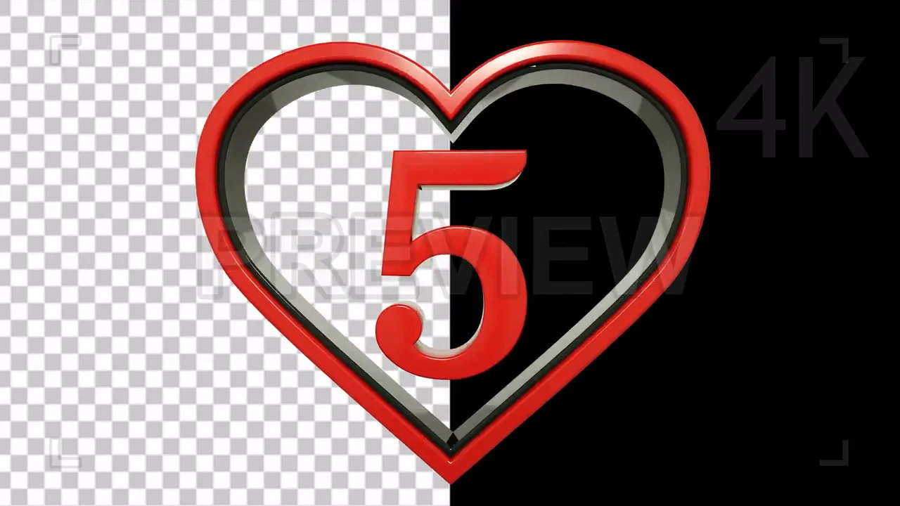 Heart Countdown Stock Motion Graphics on Vimeo