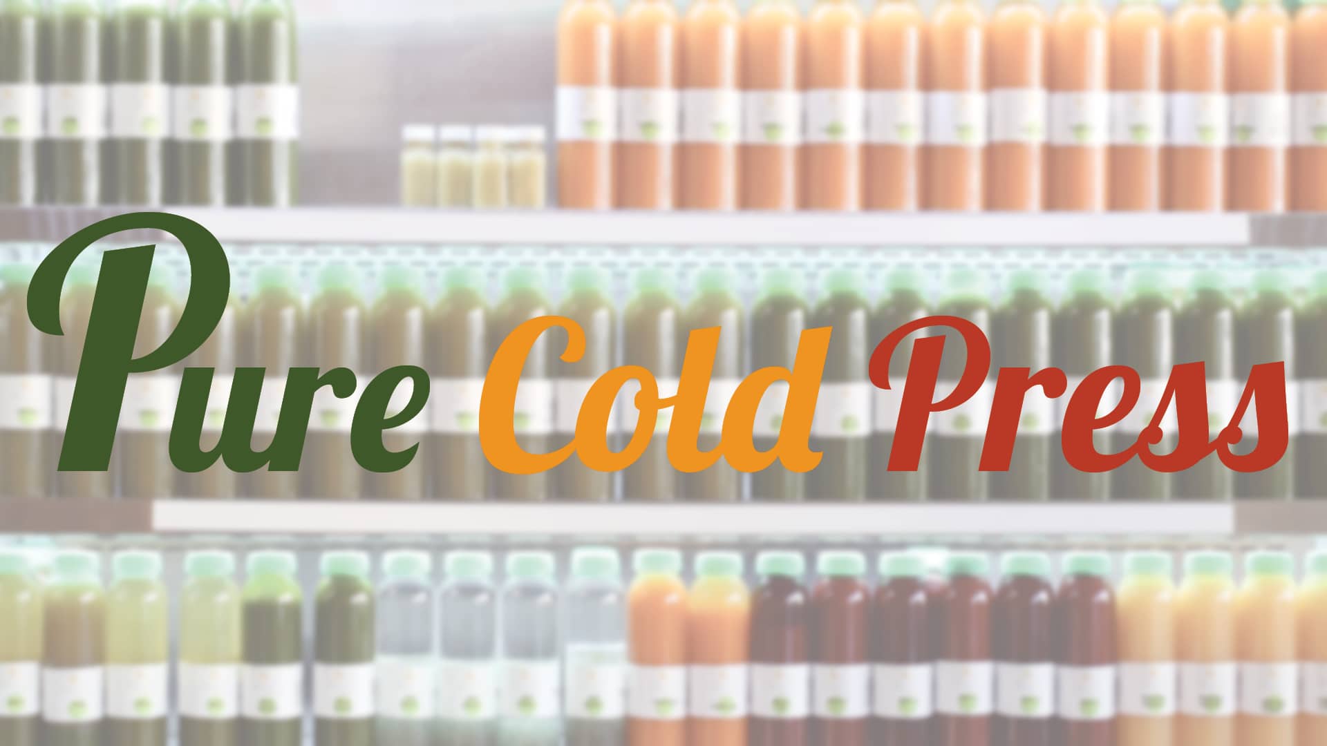 Pure Cold Press | Promo on Vimeo