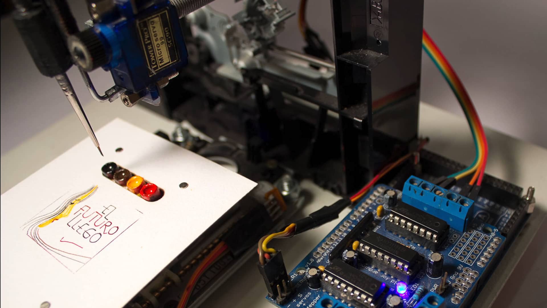 Mini plotter 3.0 PENXZYL. Arduino oil painter. Mini Brush Plotter 3X ...