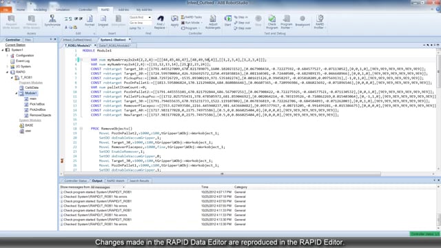 ABB Training 4.1 RAPID Editor in RobotStudio on Vimeo