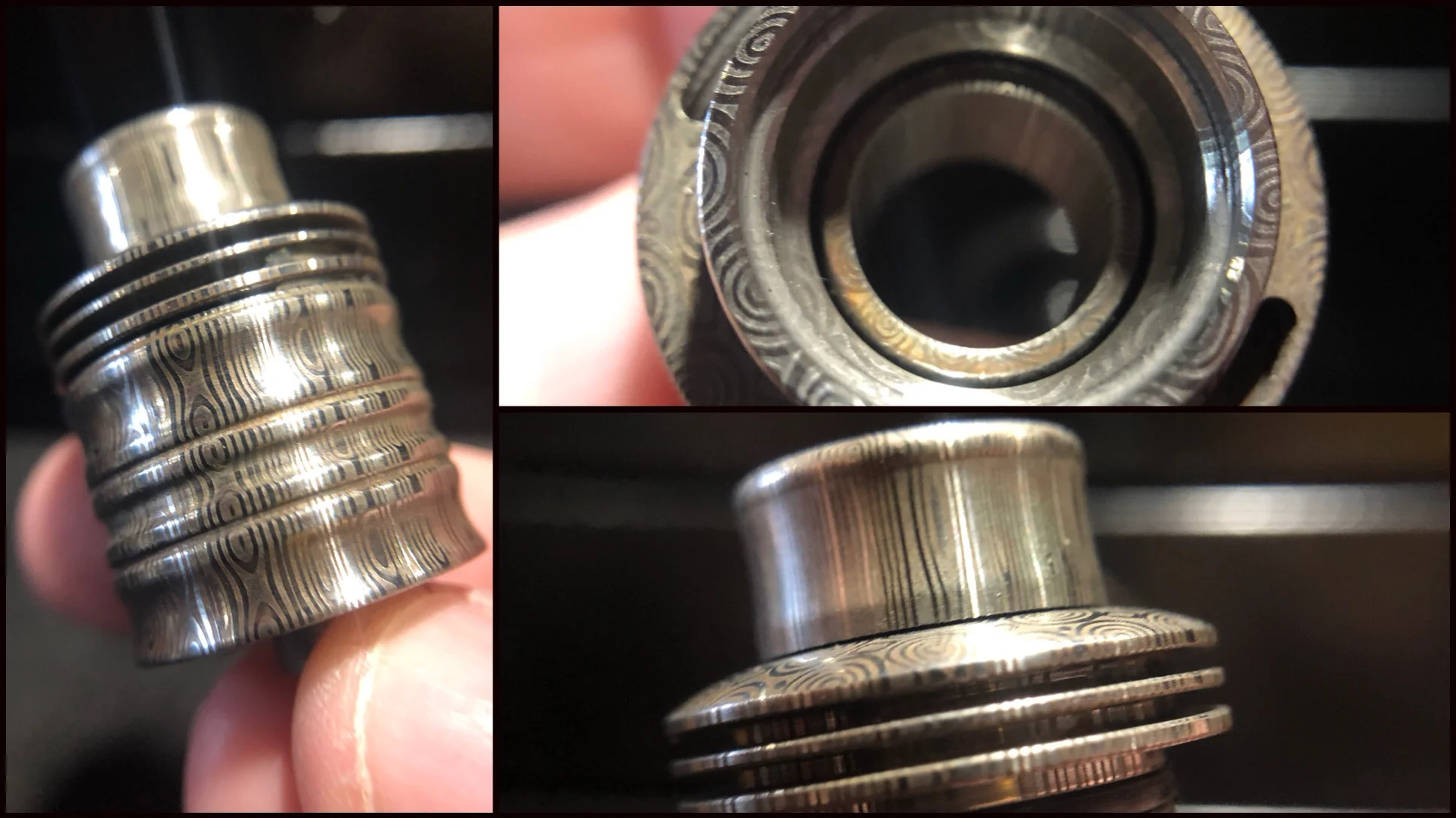 Damasteel 502 RDA Caps on Vimeo