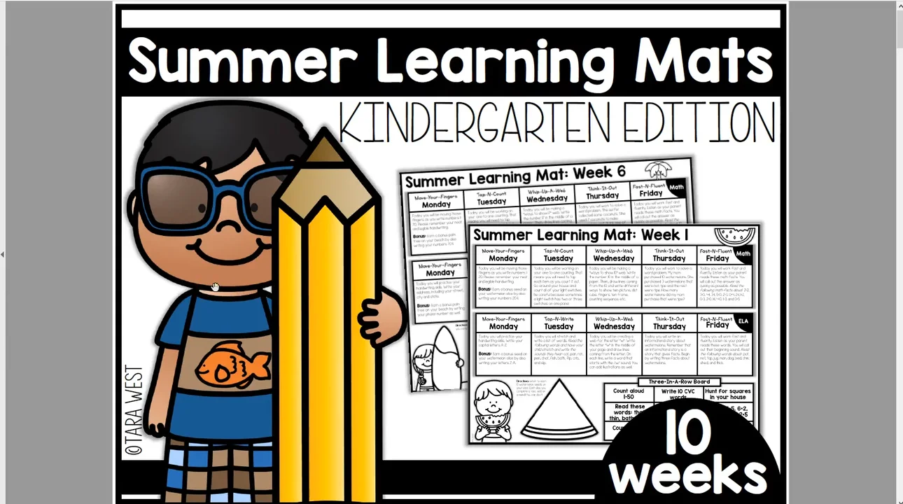 Summer Learning Mats on Vimeo