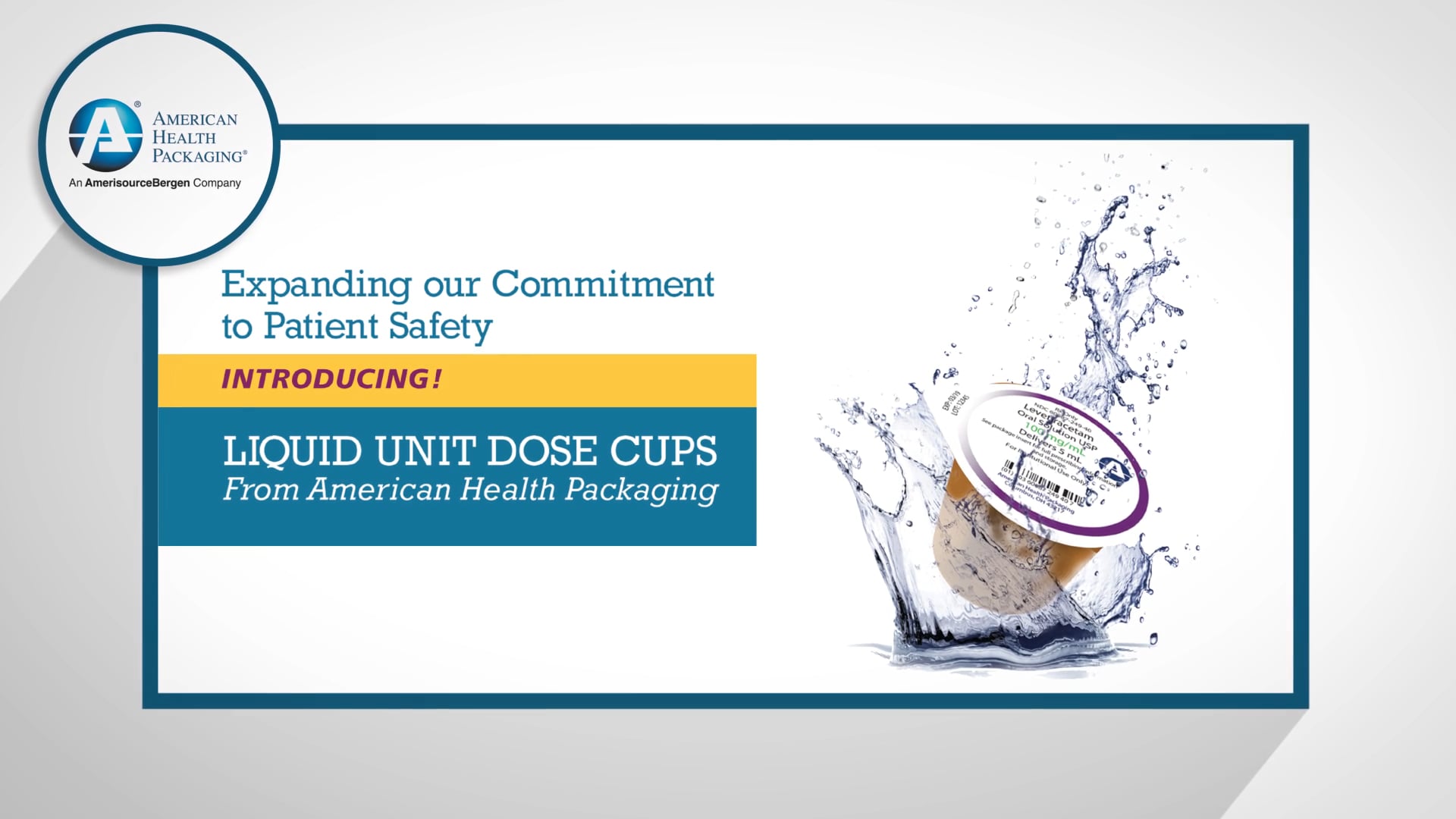 Unit Dose & Multi Dose - American Health Packaging | Liquid Unit Dose ...