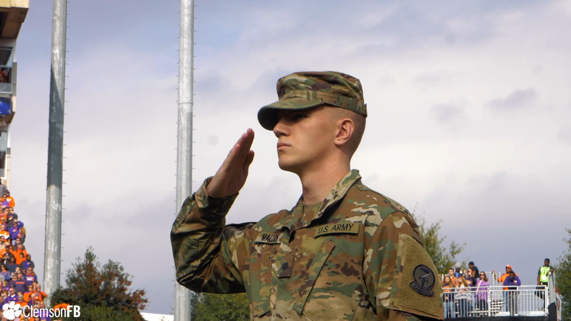 21-Second Military Salute: Clemson FB on Vimeo