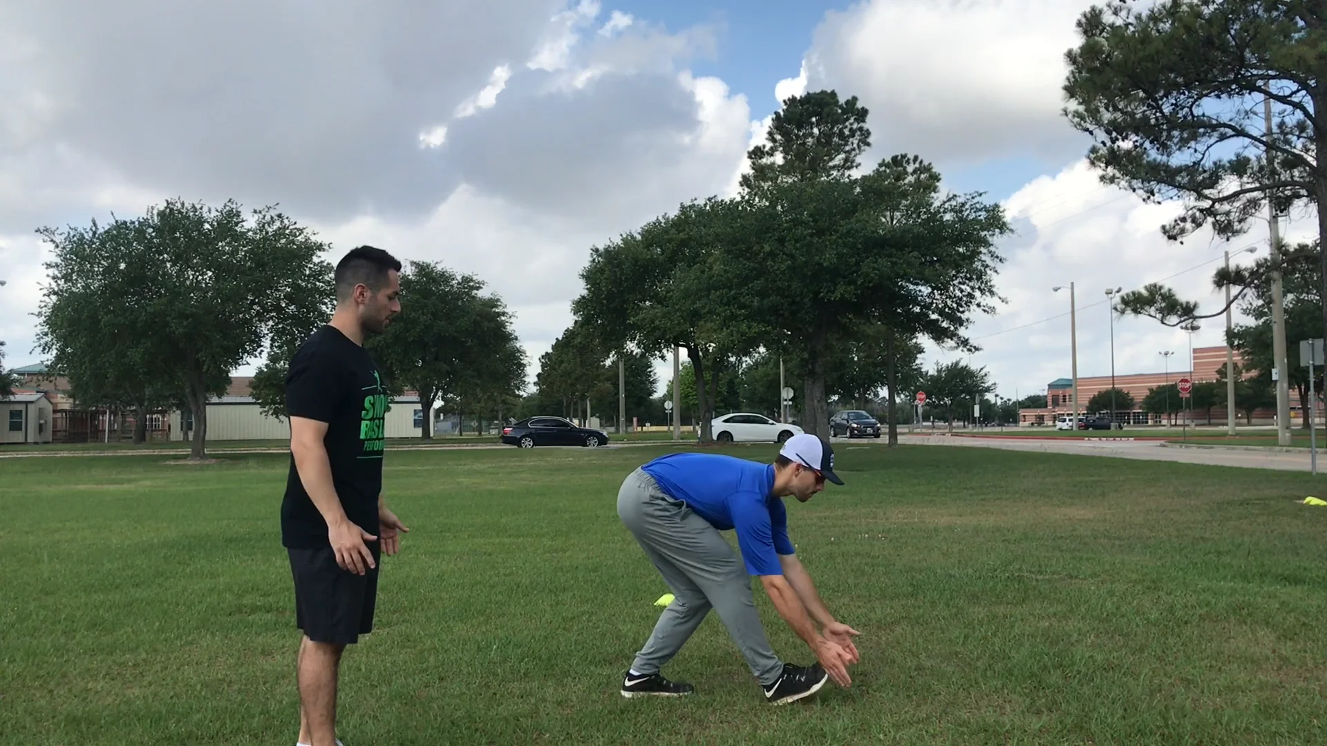 Walking Hamstring Sweep