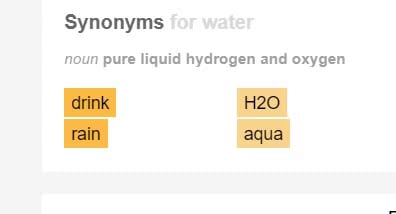 Synonyms for Water on Vimeo
