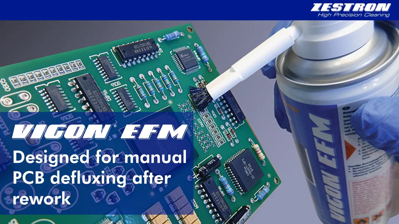 VIGON EFM - manual pcb cleaning on Vimeo